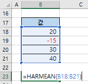엑셀함수 HARMEAN - 조화평균으로 평균속도 구하기 - 엑셀웍스